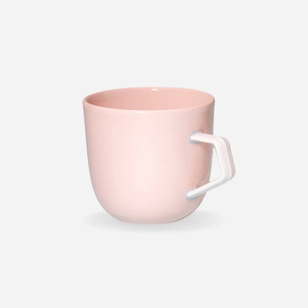 Růžový porcelánový hrnek Něžný S