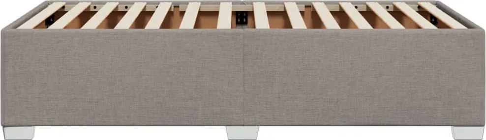 Rám postele bez matrací taupe 80x200 cm textil 3284433