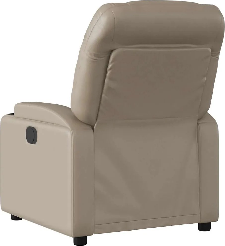 Elektrické polohovací křeslo cappuccino umělá kůže 3204650