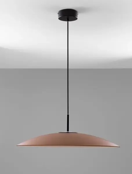 LED černo-moce hnědý moderní lustr Polifemo