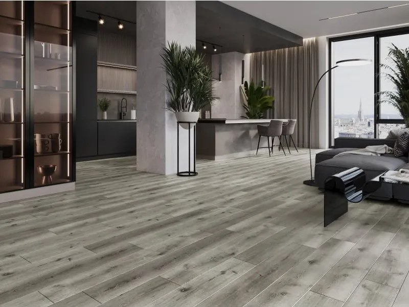 Mexen Lago Vista vinylové panely 1240 x 182 mm SPC 6,5 mm, podklad IXPE 1,5 mm, 4 V-spára, Dub - F1035-1240-182-505-4V1-01