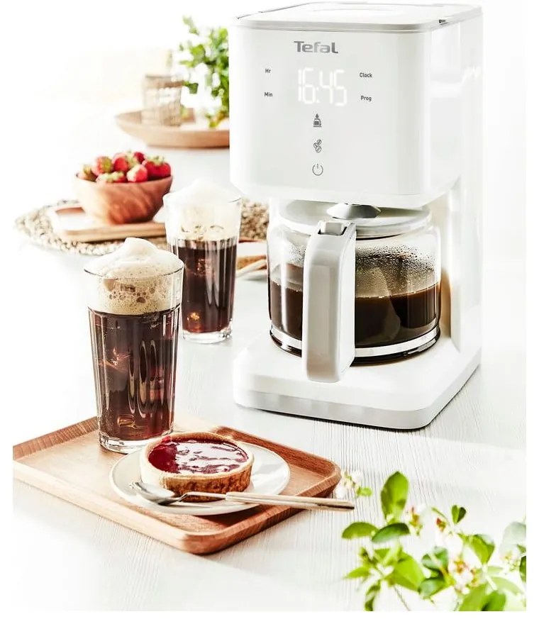 Bílý kávovar na filtrovanou kávu Sense CM693110 – Tefal