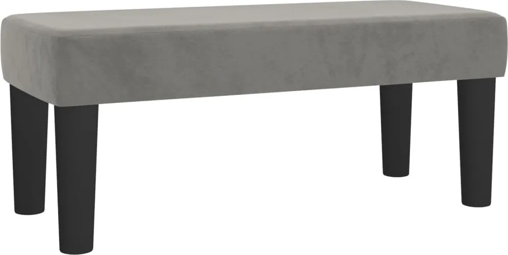 Box spring postel s matrací světle šedá 120 x 200 cm samet 3137713