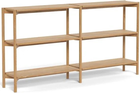 ACTONA Knihovna BRAIDWOOD dub 169x30 cm