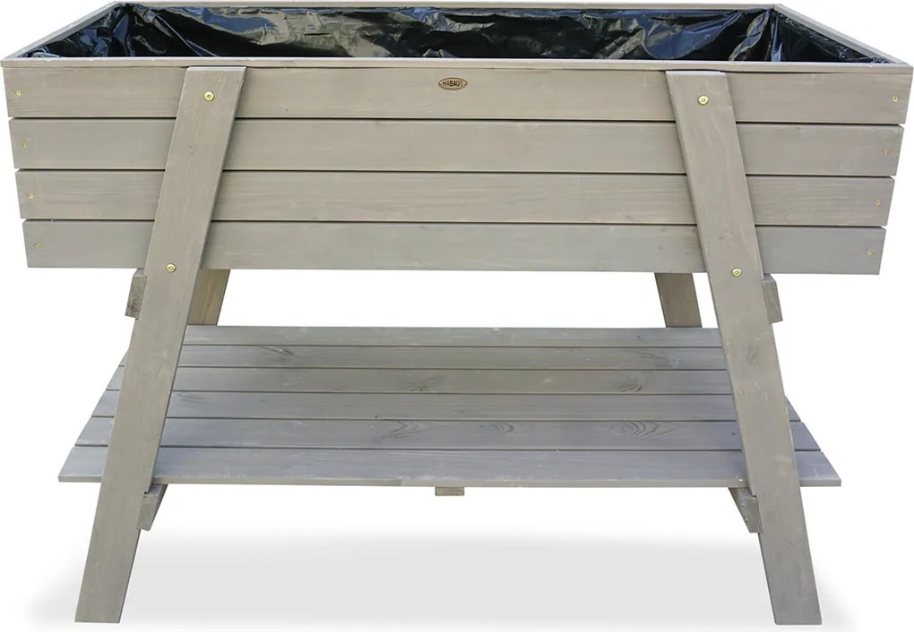 Habau Vyvýšený záhon Alina, 115 x 45 x 89,5 cm, šedá