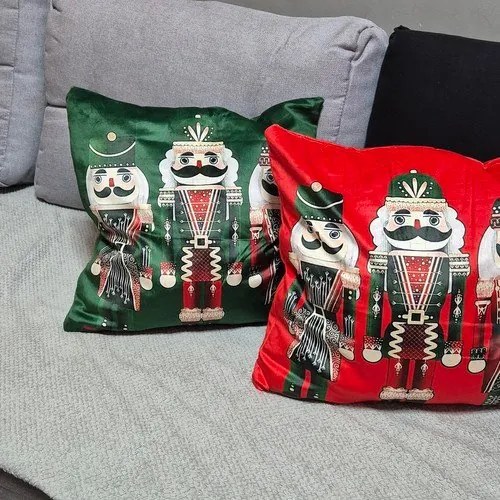 Vánoční dekorativní povlak na polštář 40x40cm Ruhhy 24729, zelený