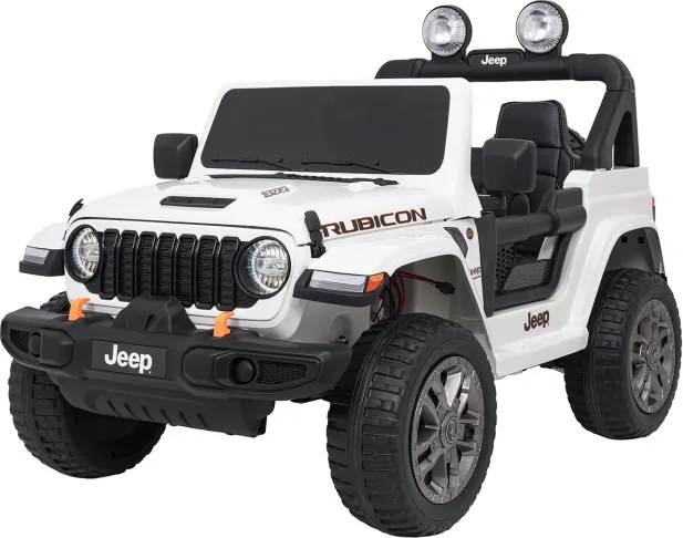 Elektrické autíčko Jeep Wrangler Rubicon LIFT bílé