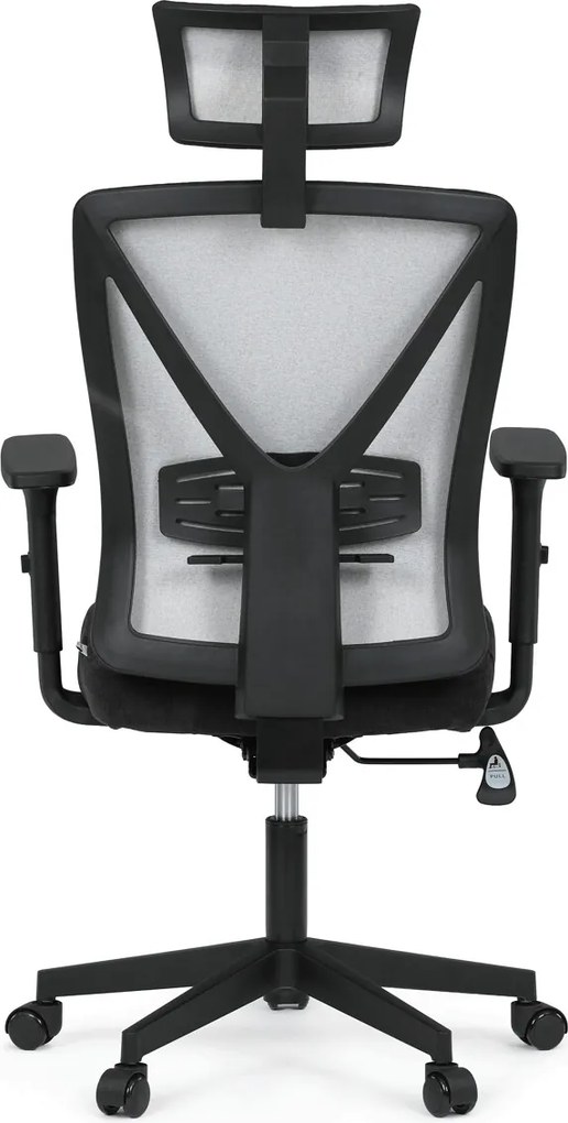 Ergonomická kancelářská židle ARLO - černá látka