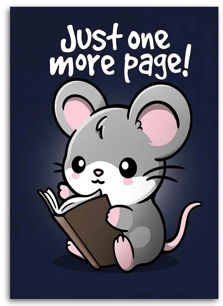 Gario Obraz na plátně Čtení myši - Noemi Fadda Rozměry: 40 x 60 cm