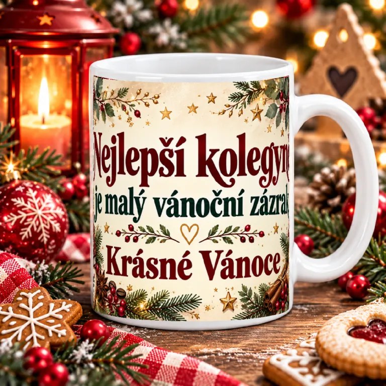 Vánoční hrnek pro kolegyni – 300 ml