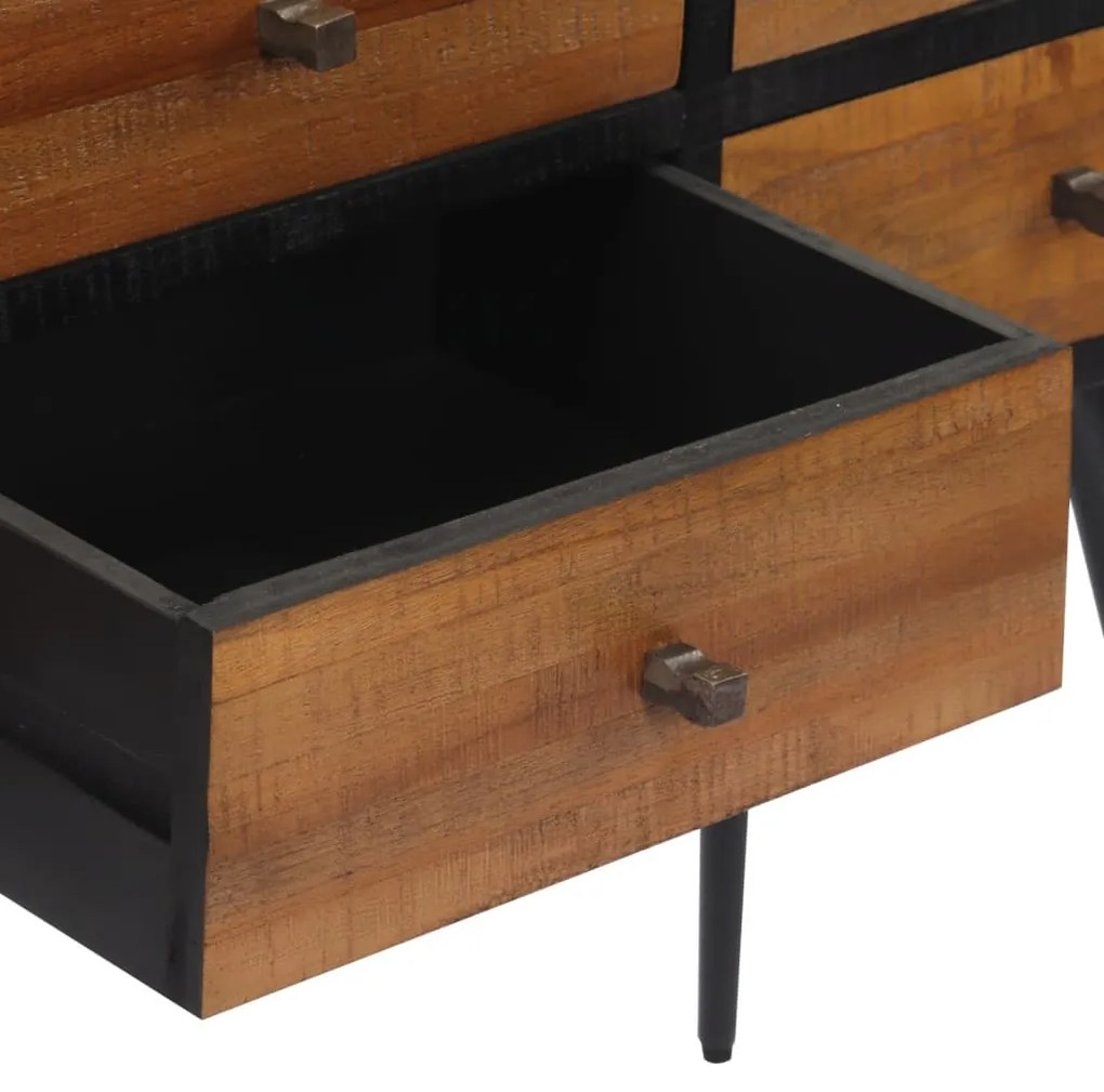 Konzolový Stůl Se Zásuvkami 116 X 30 X 76 Cm Recyklovaný Teak