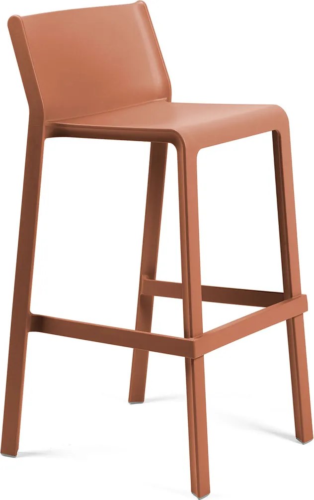 Nardi Plastová barová židle TRILL grigio