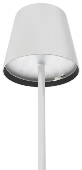 LED Stmívatelná venkovní stolní lampa LED/4W/4000 mAh 3000/4000/5500K IP44 bílá