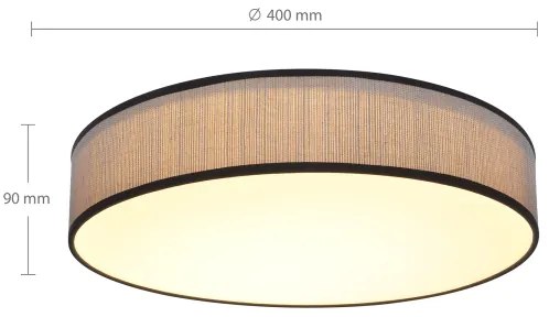 Brilagi - LED Stmívatelné stropní svítidlo AURORA LED/48W/230V 3000-6500K + DO