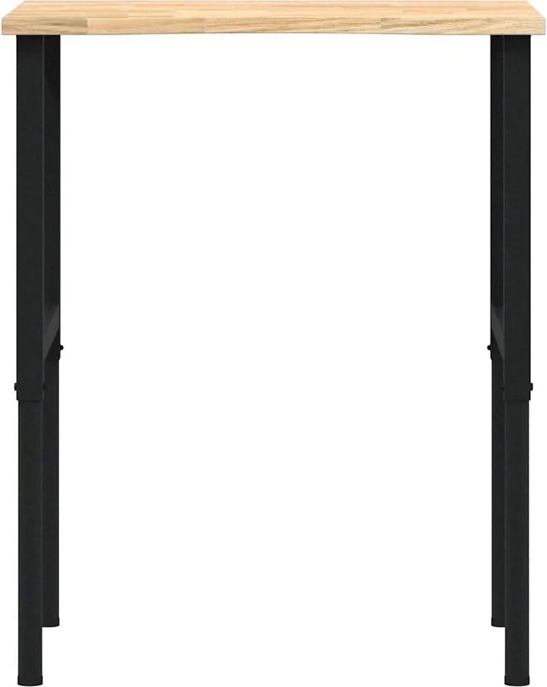Pracovní stůl 80 x 60 x (71,5–98) cm masivní dubové dřevo 3309694