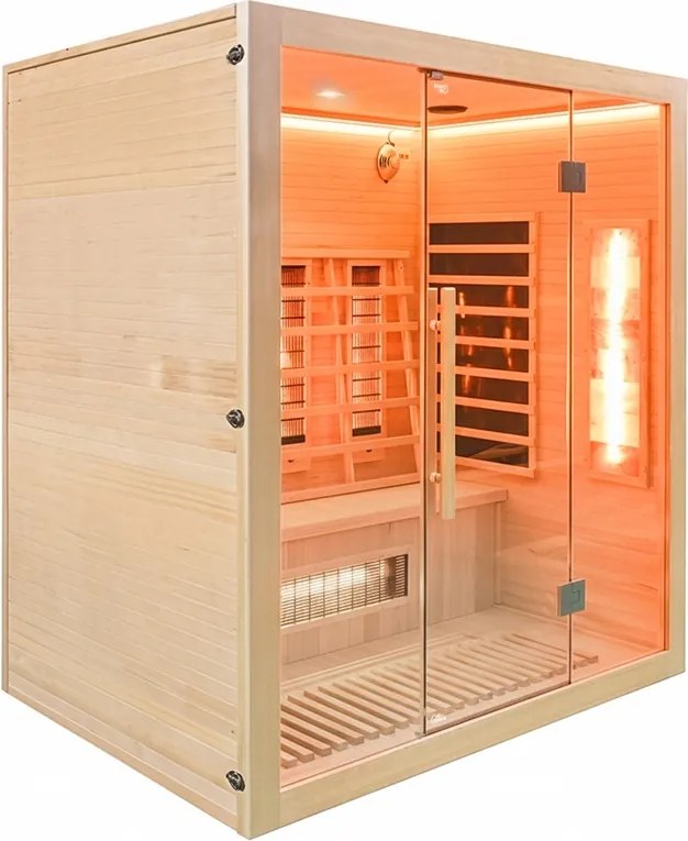 BPS-koupelny Infrasauna Relax HYD-2913 175x120, 4 osoby