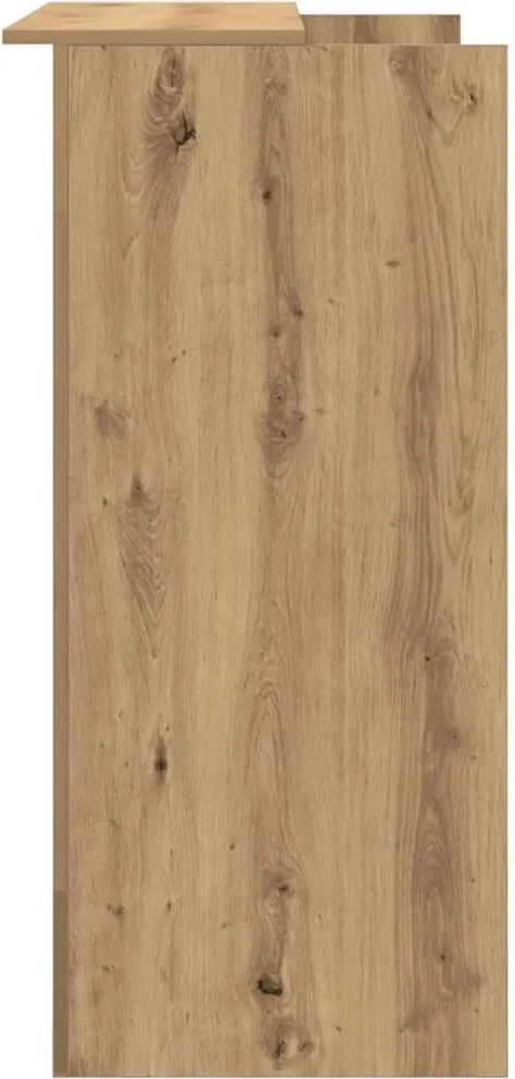 Recepční stůl dub artisan 100x50x103,5 cm kompozitní dřevo 3324168