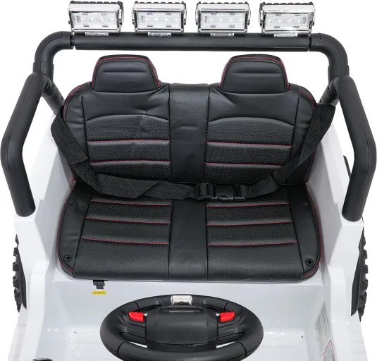 Elektrické autíčko Jeep BEAST 4x4 bílé