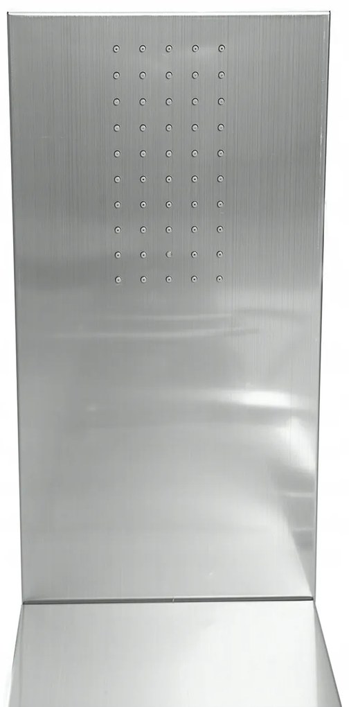Sprchový panel TOLEDO 2 4v1 - s výtokem do vany - INOX