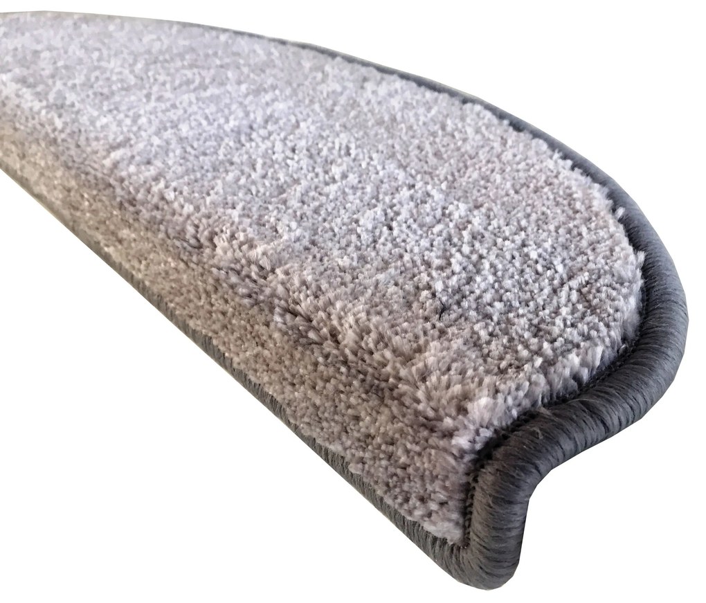 Vopi Nášlapy na schody Apollo Soft šedý půlkruh - 24x65 půlkruh (rozměr včetně ohybu)
