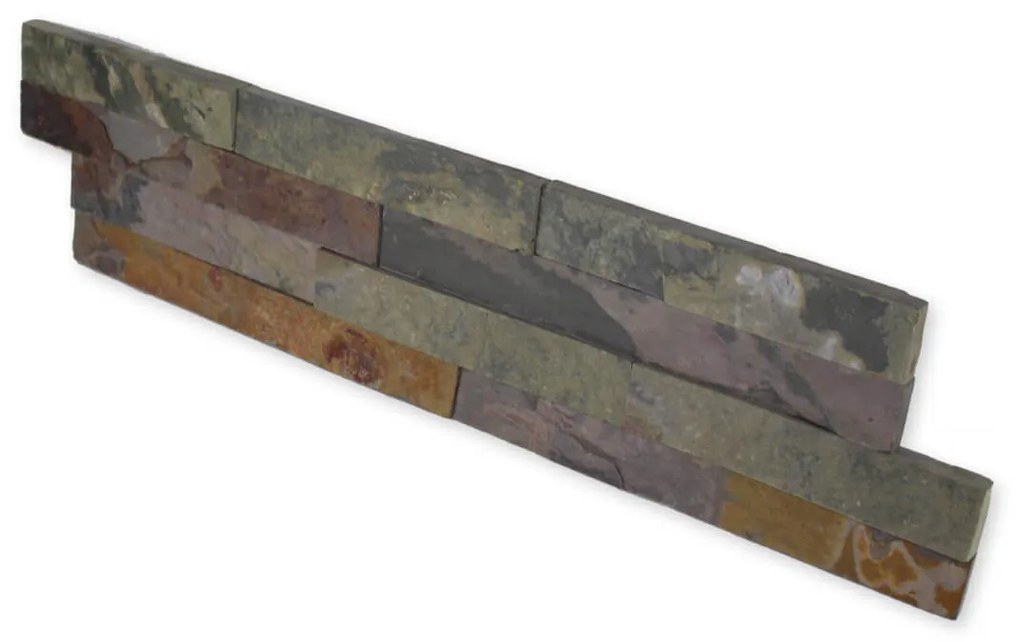ALFIstyle Kamenný obklad, břidlice multicolor 2, 15x60 cm