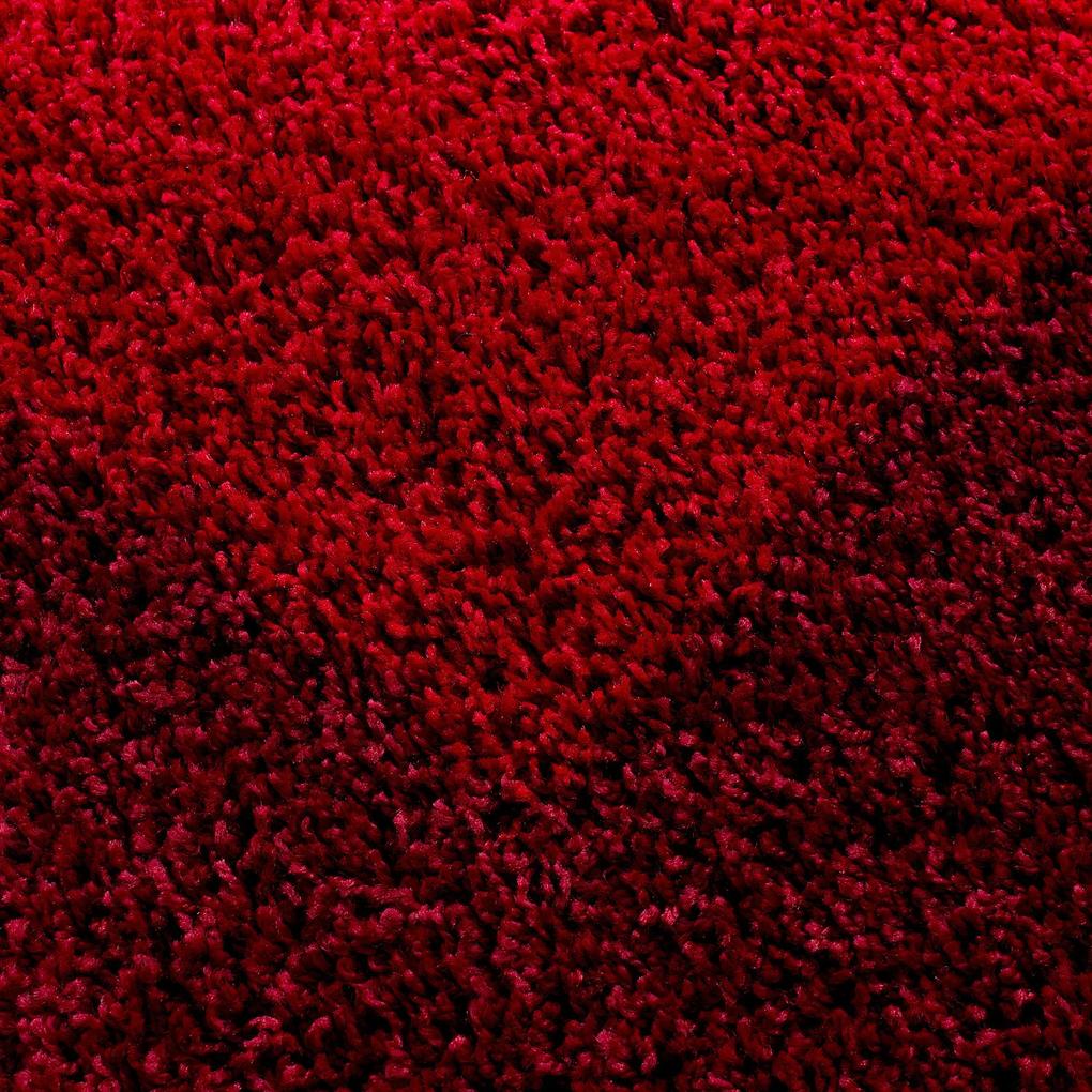 Ayyildiz koberce Kusový koberec Life Shaggy 1503 red kruh  - 200x200 (průměr) kruh cm