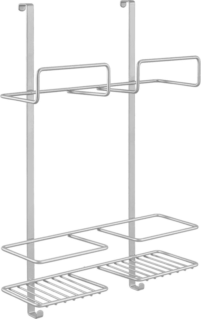 METALTEX Závěsný držák / organizér na dveře pro čistící potřeby BROOMY, 30 x 12 x 46 cm