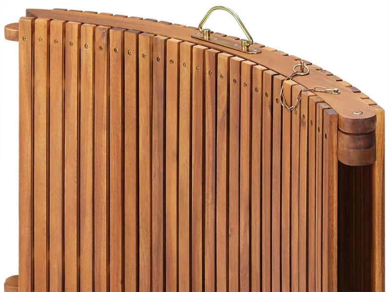 Lehátko Anitta, akáciové dřevo, skladací