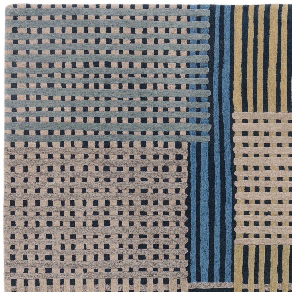 Tribeca Design Kusový koberec Kampa Blue Multi Rozměry: 200x290 cm