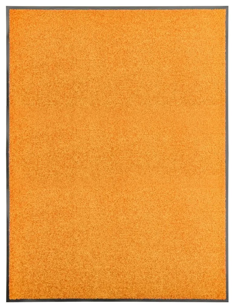 Rohožka pratelná oranžová 90 x 120 cm 323454