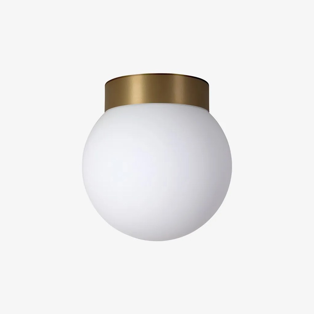 Skleněné kulaté přisazené svítidlo Polaris S LED  Skleněné kulaté přisazené svítidlo Polaris S LED Barva: Mosaz, Průměr: 280 mm, Teplota…