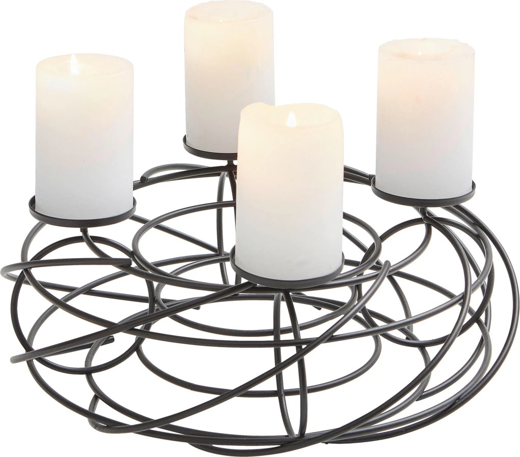 XXXLutz ADVENTNÍ VĚNEC 35 cm Justinus - Vánoční věnce & květiny - 003501007201