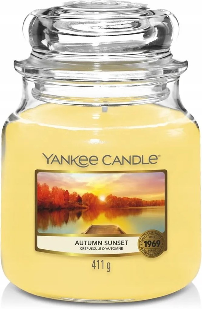 Yankee Candle Autumn Sunset svíčka střední velikosti