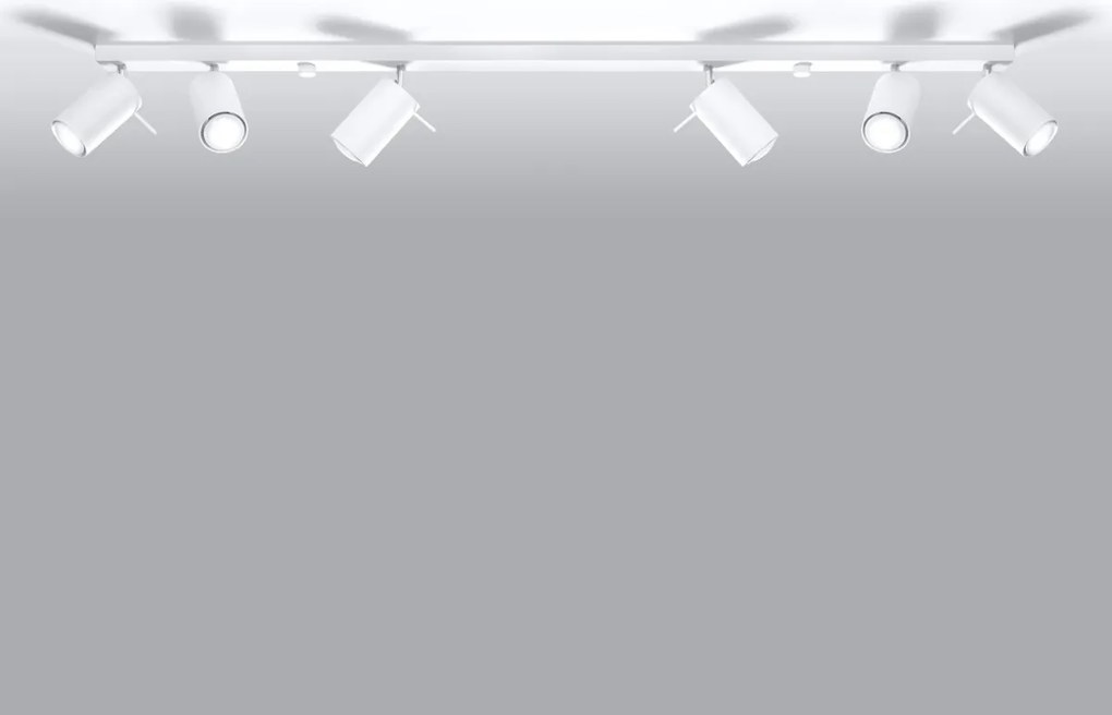 Sollux Lighting Stropní svítidlo RING 6L bílé