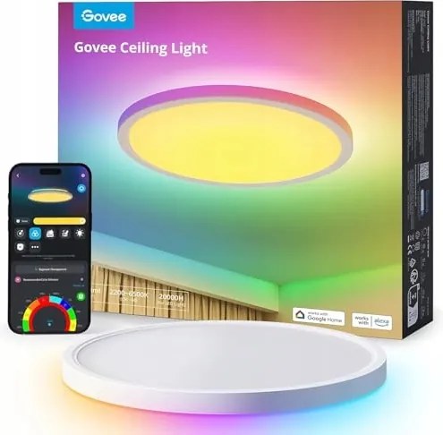 Govee Inteligentní stropní svítidlo Led Rgbic 24W