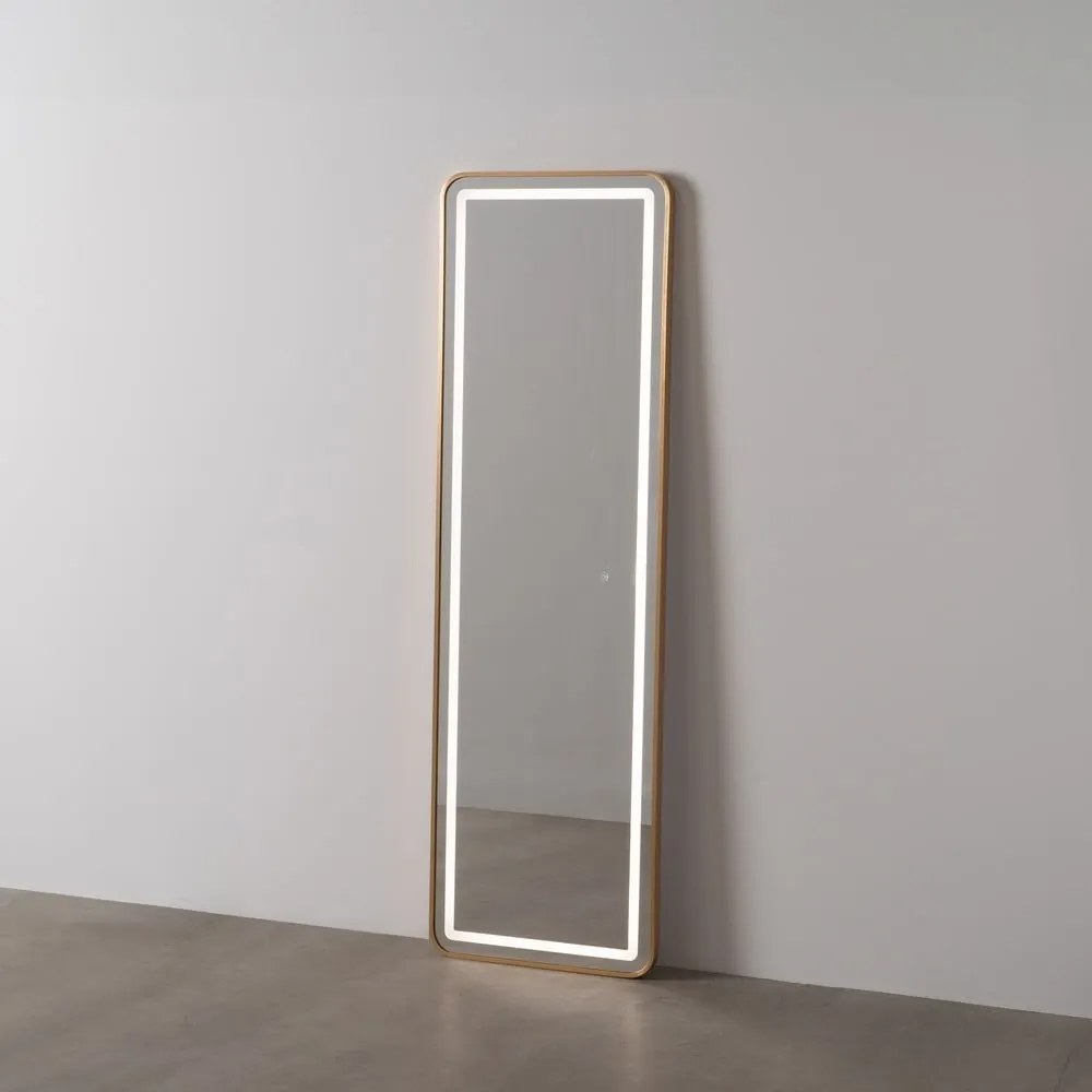 Nástěnné zrcadlo s osvětlením 50x160 cm – Ixia