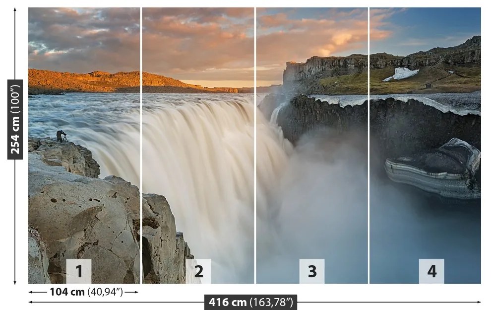 Fototapeta Vodopád Dettifoss 104x70