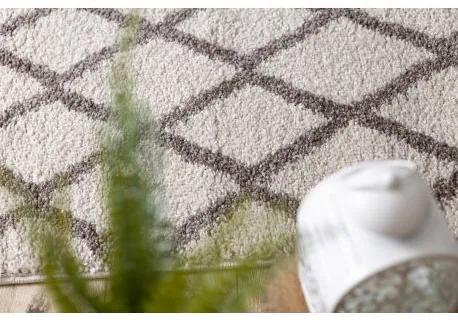 Dywany Luszczow Kusový koberec, běhoun BERBER TROIK, krémovýová Rozměr koberce: 60 x 200 cm