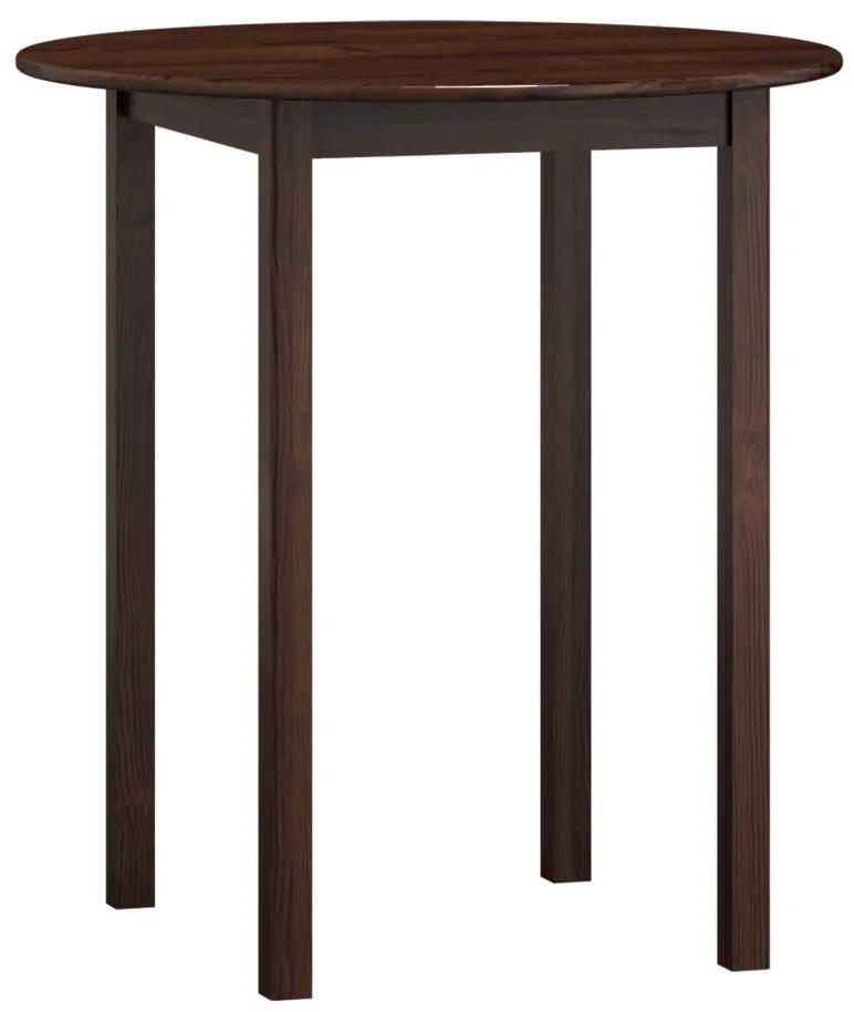 Stůl kruhový Nr.3 - průměr 90 cm (Barva dřeva: Ořech)