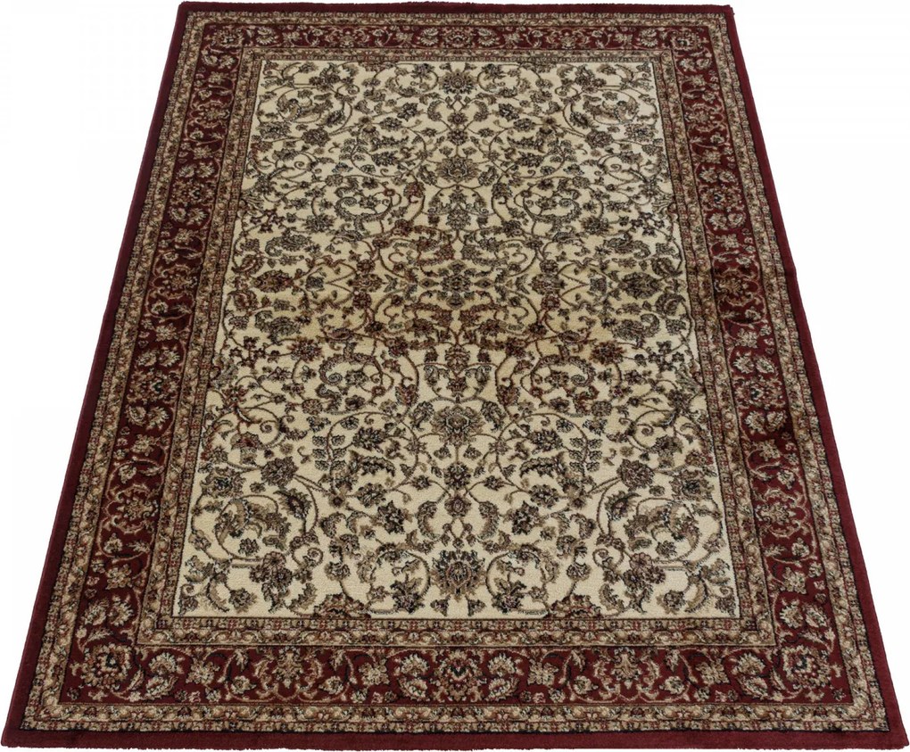 Ayyildiz, Kusový koberec Kashmir 2604 cream, 200x290, červená, chodba / předsíň