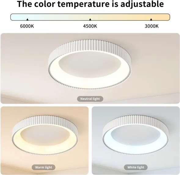 BRILAGI - LED Stmívat. stropní svít. FALCON MODERN LED/54W/230V 60 cm bílá + DO
