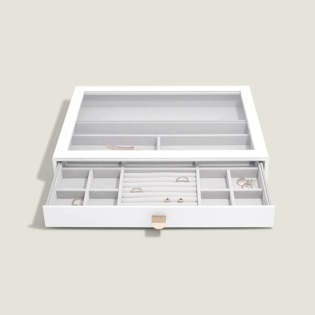 Stackers, Šperkovnice se šuplíky 3 v 1 White Supersize Drawers | bílá 75916