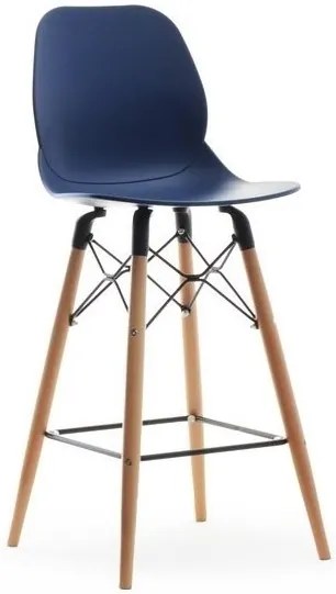 M Barová židle SWEN Modrá