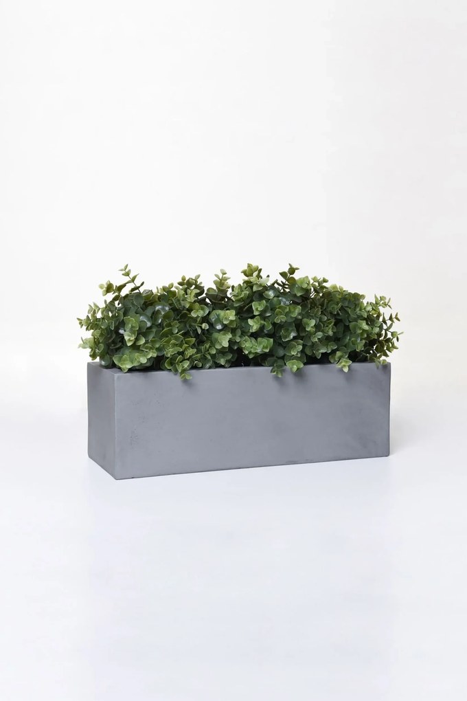 Truhlík FLOBO, sklolaminát, šířka 45 cm, šedá - beton design