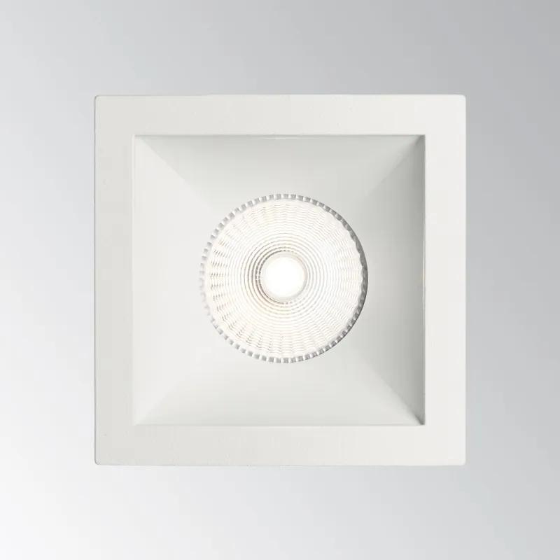 Ideal Lux Stropní vestavné bodové svítidlo LED GAME SQUARE Barva: Černá, Teplota světla: 2700 K, Barva materiálu: černá