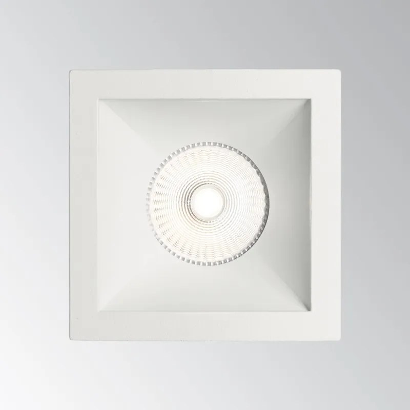 Ideal Lux Stropní vestavné bodové svítidlo LED GAME SQUARE Barva: Černá, Teplota světla: 3000 K, Barva materiálu: Bílá