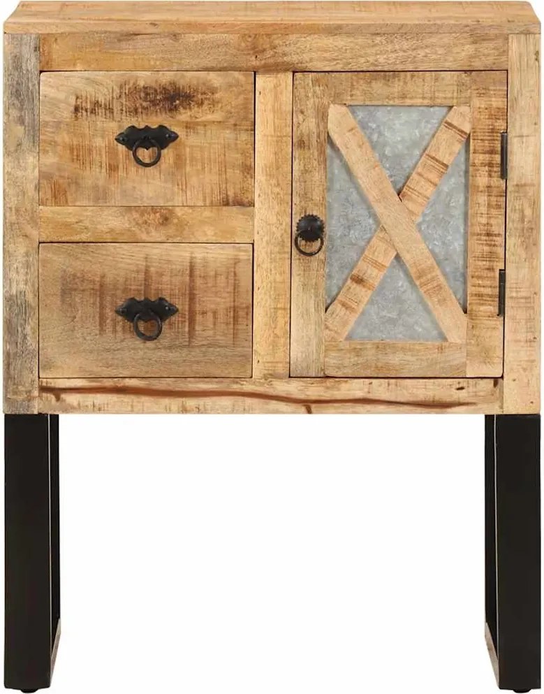 Příborník 60 x 30 x 76 cm masivní mangovníkové dřevo 282758