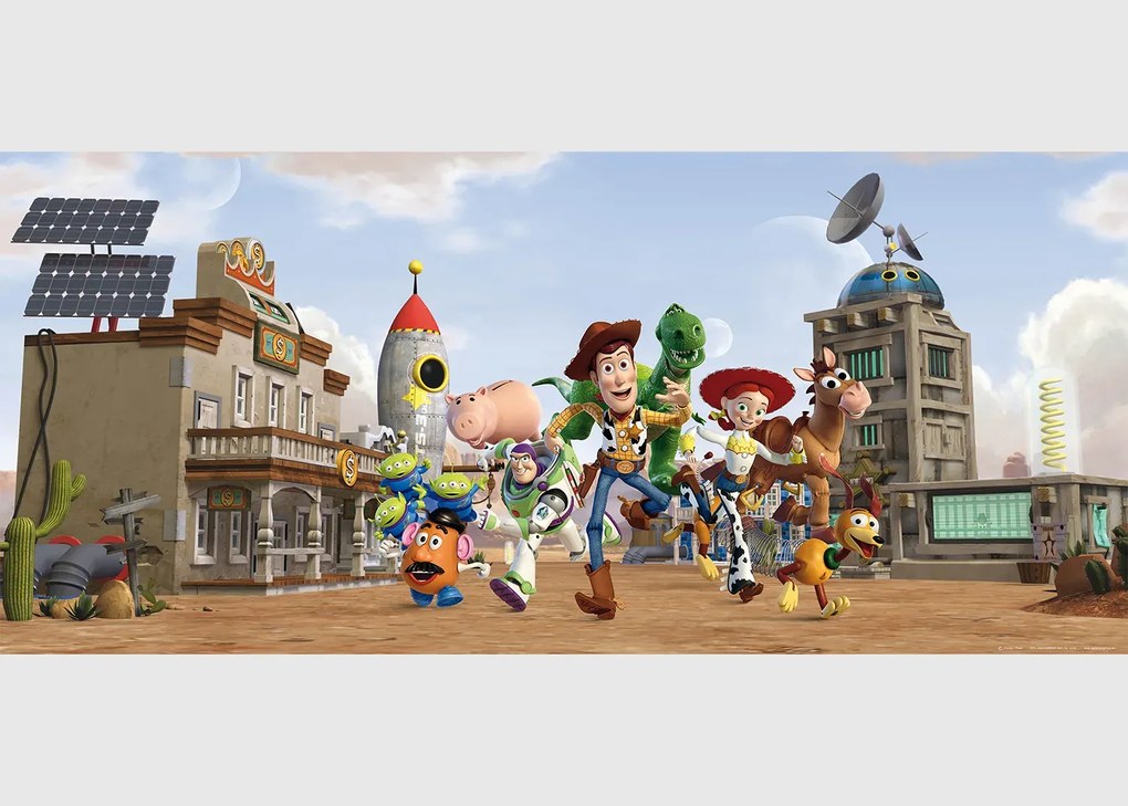 Dětská vliesová fototapeta na zed' Toy Story, Disney | 202 x 90 cm | DFTDNH 5326