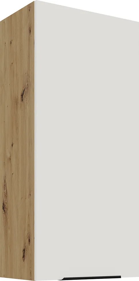 ARIA az | horní skříňka 50 G-108 1F policová | 50 cm | EXTRA VYSOKÁ | ANTI FINGERPRINT povrch | artisan/bílá