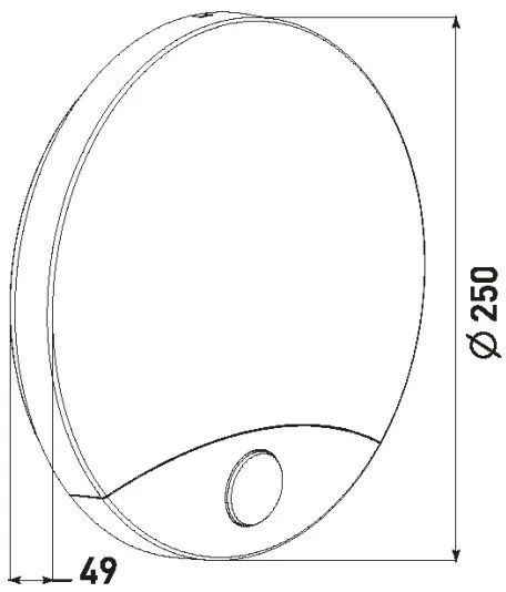 LED Venkovní nástěnné svítidlo se senzorem HIBIS LED/15W/230V IP44